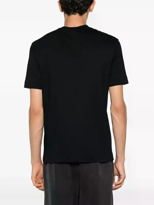 Emporio Armani Logo-flocked T-shirt