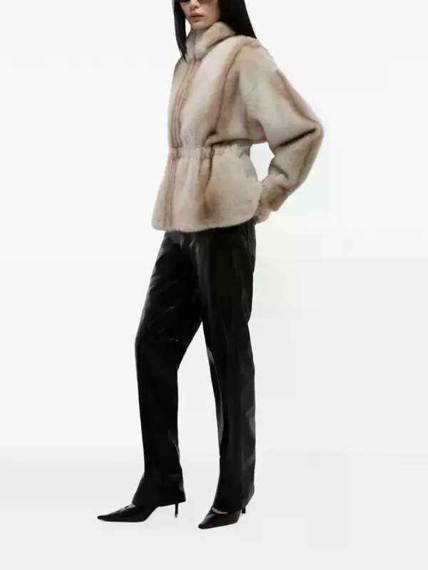 DUCIE Kai Elasticated Faux-fur Jacket