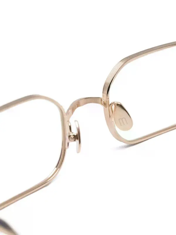 Matsuda Geometric-frame Glasses - Gold