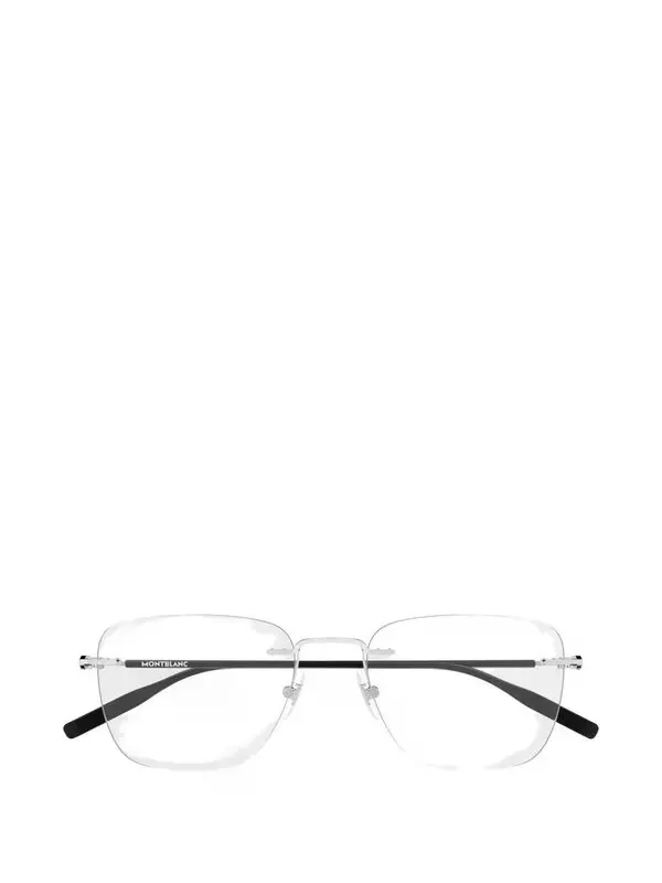MONT BLANC EYEWEAR Rimless Rectangle-frame Glasses