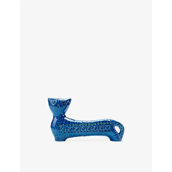 BITOSSI CERAMICHE Miniatura Di Figura Di Gatto Cat Ceramic Ornament