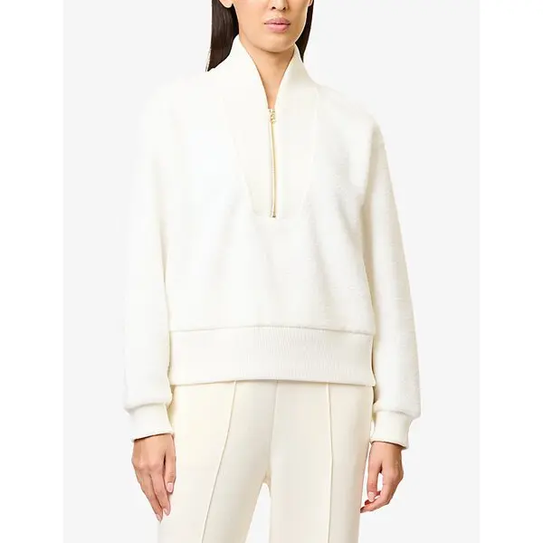 Varley Mumford Half-zip Fleece Jumper - Egret