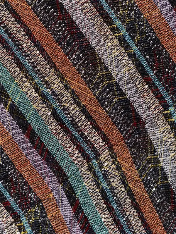 Missoni Viscose Blend Long Dress With Chevron Pattern