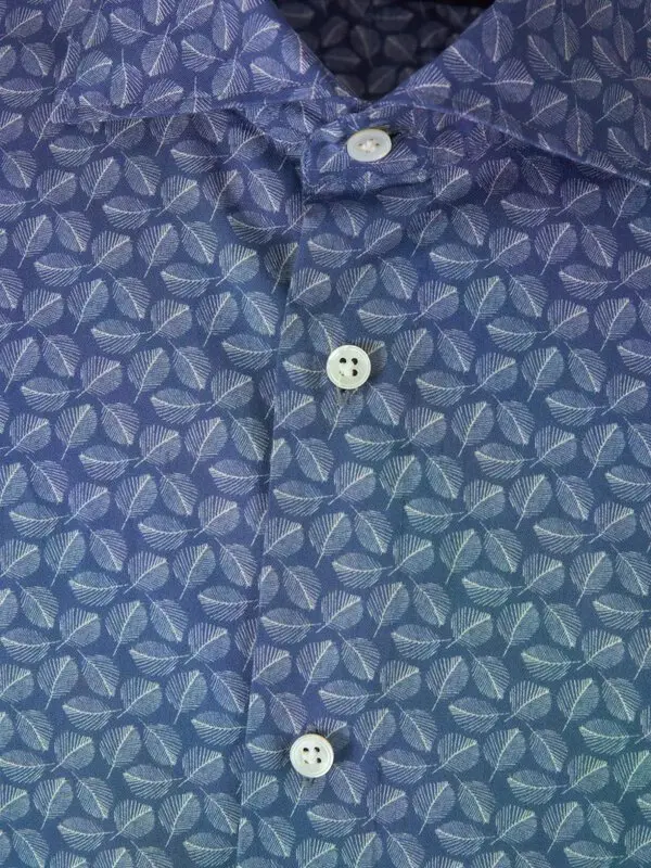 VINCENZO DI RUGGIERO Leaf-print Shirt