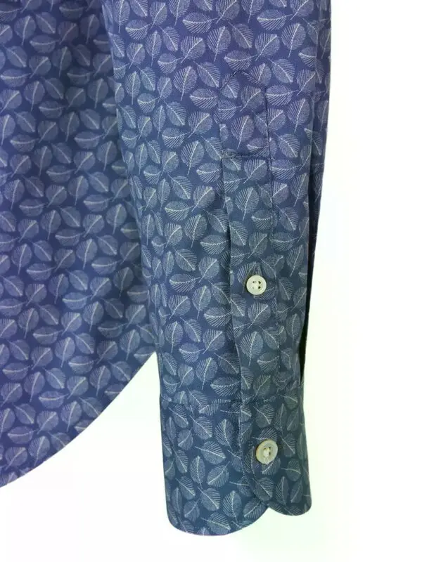 VINCENZO DI RUGGIERO Leaf-print Shirt