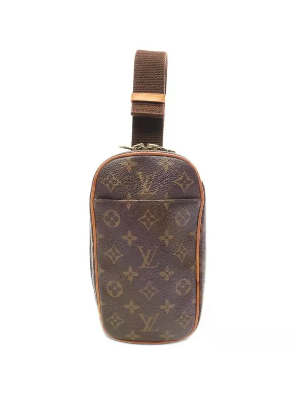 LOUIS VUITTON 2008 Pochette Gange Monogram Messenger Bag - Brown