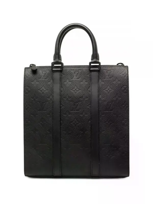 LOUIS VUITTON 2010-2026 Monogram Taurillon Sac Plat Cross Satchel