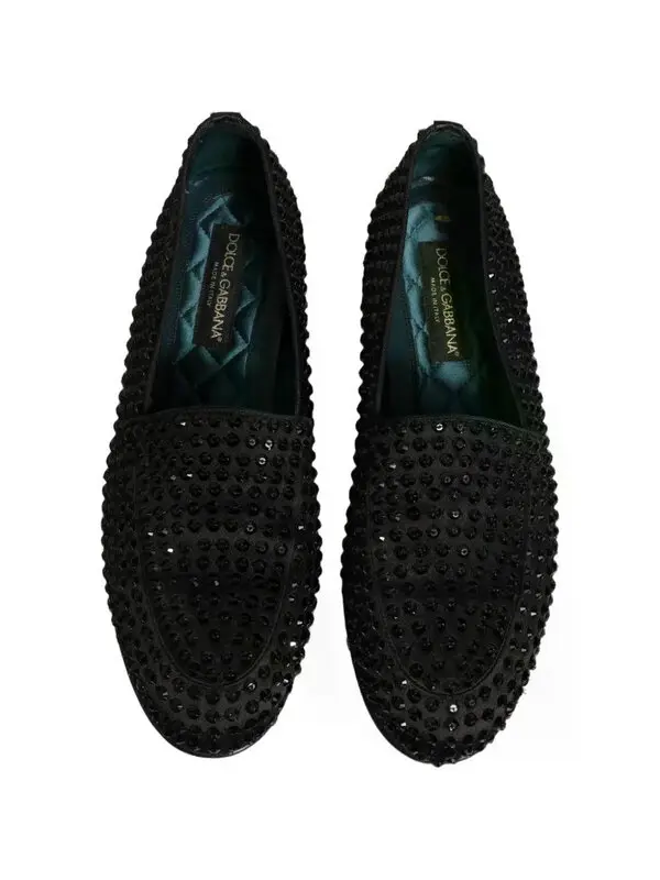 Dolce & Gabbana Rhinestone-embellished Loafers