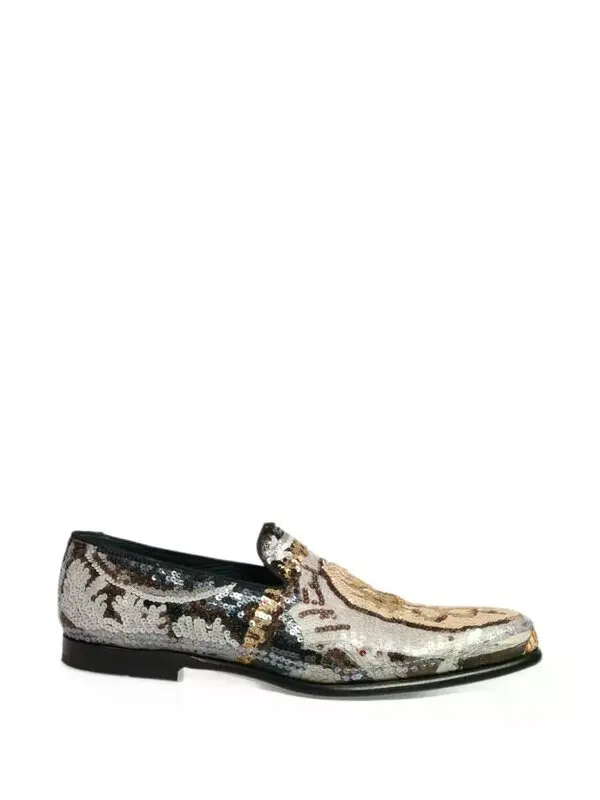 Dolce & Gabbana Sequin-embroidered Loafers