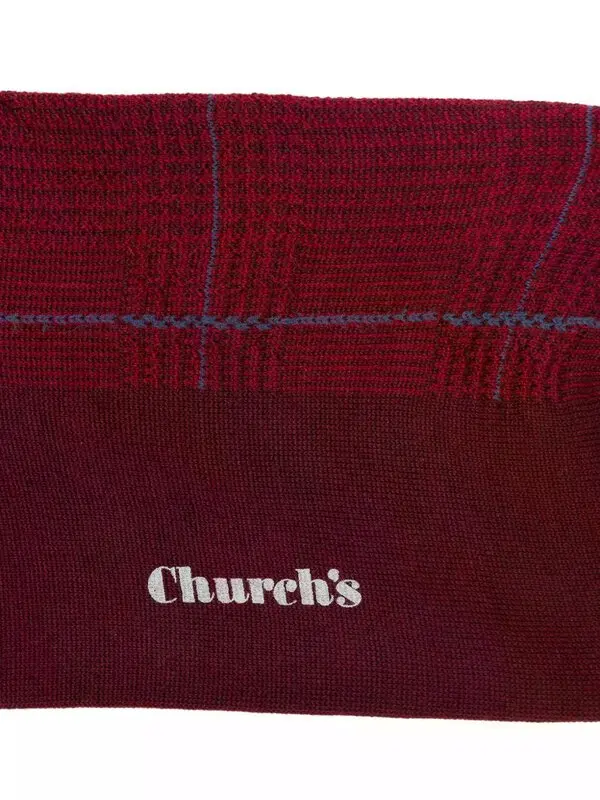 Church's Prince Of Wales Check Socks