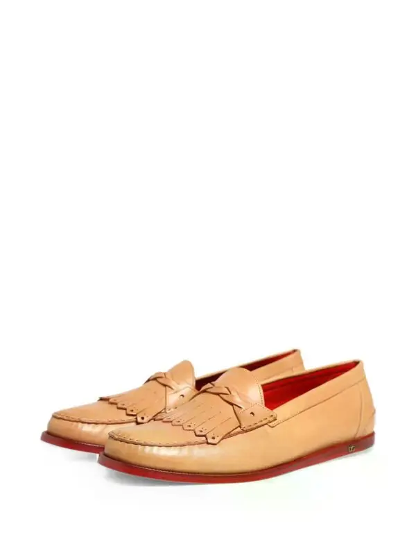 Dolce & Gabbana Fringed Kiltie Loafers