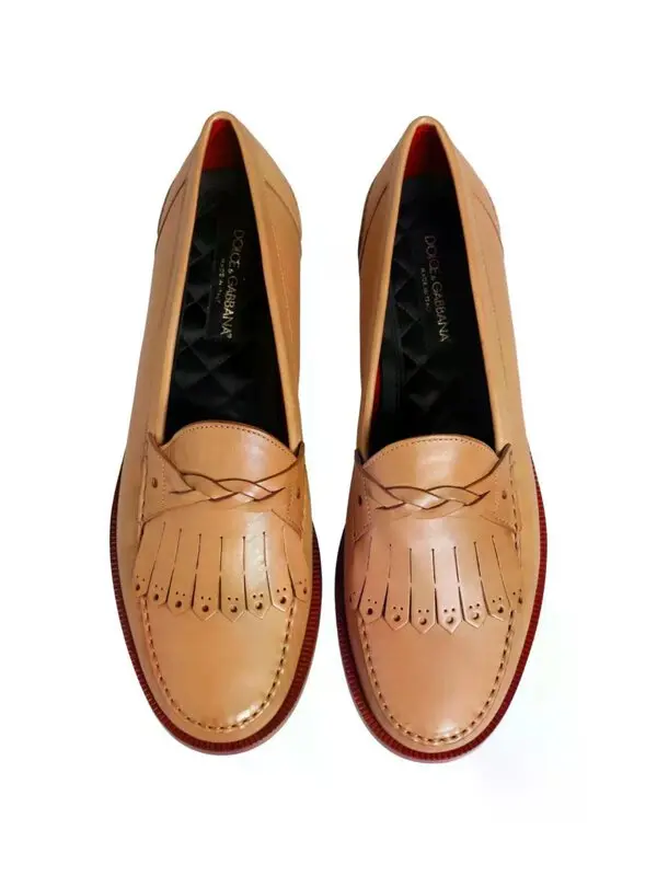 Dolce & Gabbana Fringed Kiltie Loafers