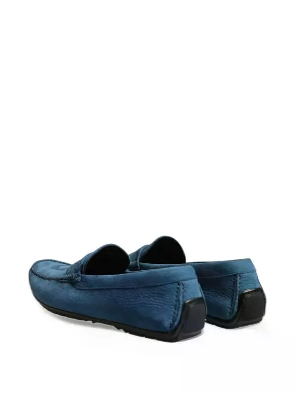 Dolce & Gabbana Grained Leather Driver Loafers