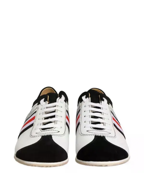 Dolce & Gabbana Japan Stripe Leather Trainers
