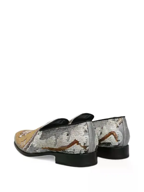 Dolce & Gabbana Sequin-embellished Slip-on Loafers