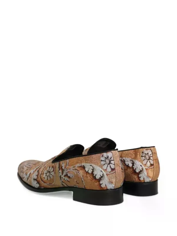 Dolce & Gabbana Baroque Brocade Loafers
