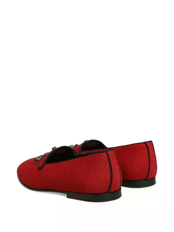 Dolce & Gabbana Crown-embellished Loafers