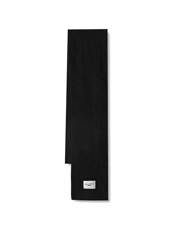 Marc O'polo Logo-patch Scarf - Brown