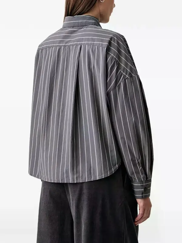 Marc O'polo Striped Tie-neck Shirt
