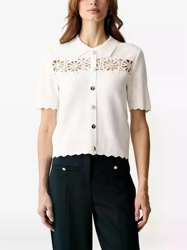 MORGAN Crochet-knit Shirt