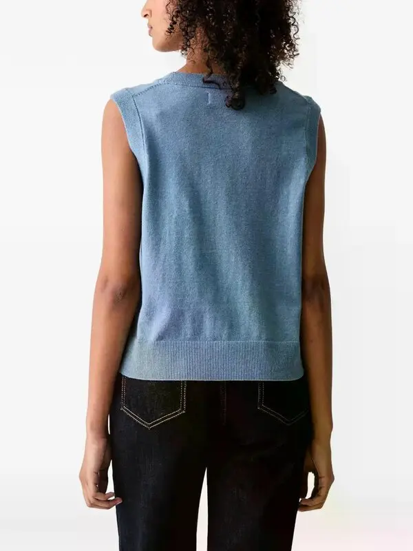 Marc O'polo Ribbed-trim Knitted Vest