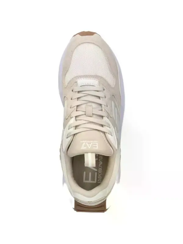 EA7 Logo-patch Panelled Sneakers