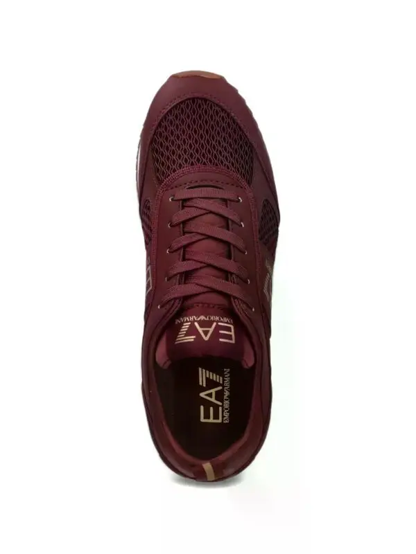 EA7 Mesh-panel Logo-print Sneakers