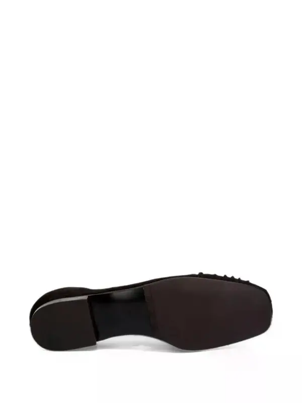 BILLI BI Gathered-detail Loafers