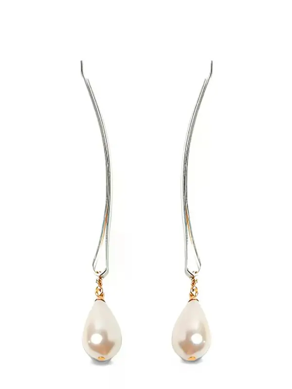 BEATRIZ PALACIOS Drop Pearl Hairpins