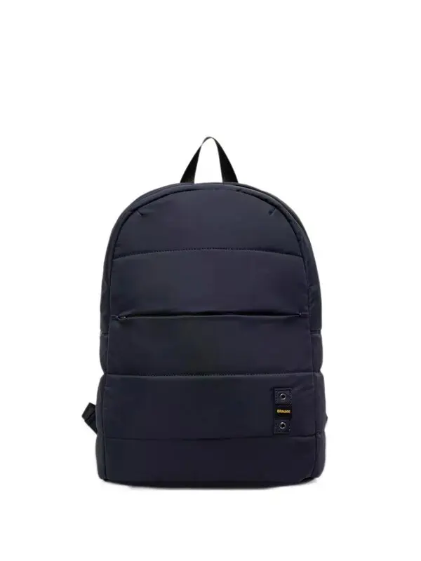 BLAUER. Quilted Logo-patch Backpack