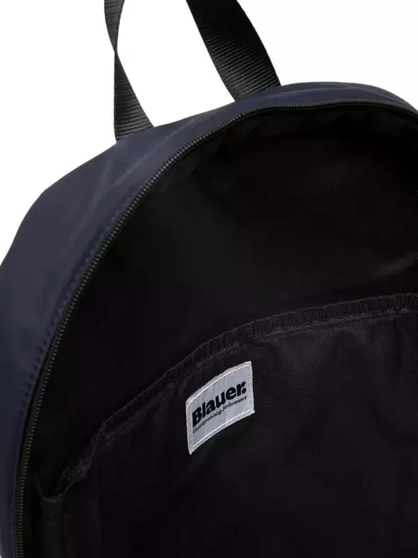 BLAUER. Quilted Logo-patch Backpack