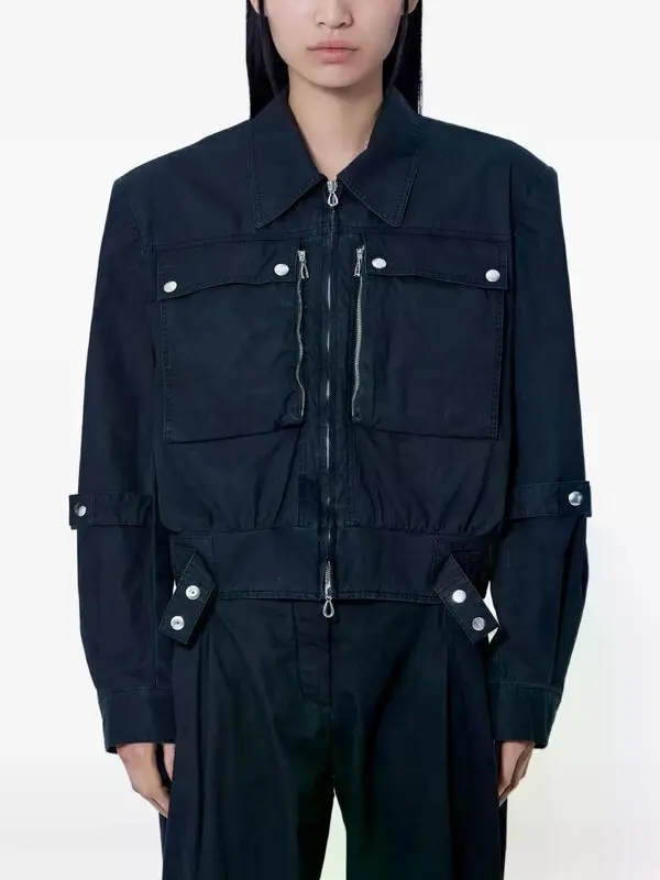 KIKO KOSTADINOV Peregrine Zip-up Utility Jacket - Black