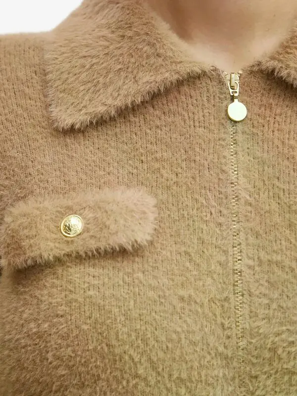 MORGAN Zip-up Cardigan