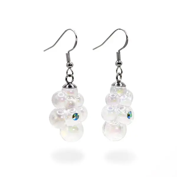 LAURA DAILI Neutrals Soap Bubble Earrings