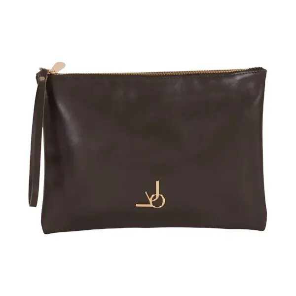 JOVIE Frame Clutch In Cocoa
