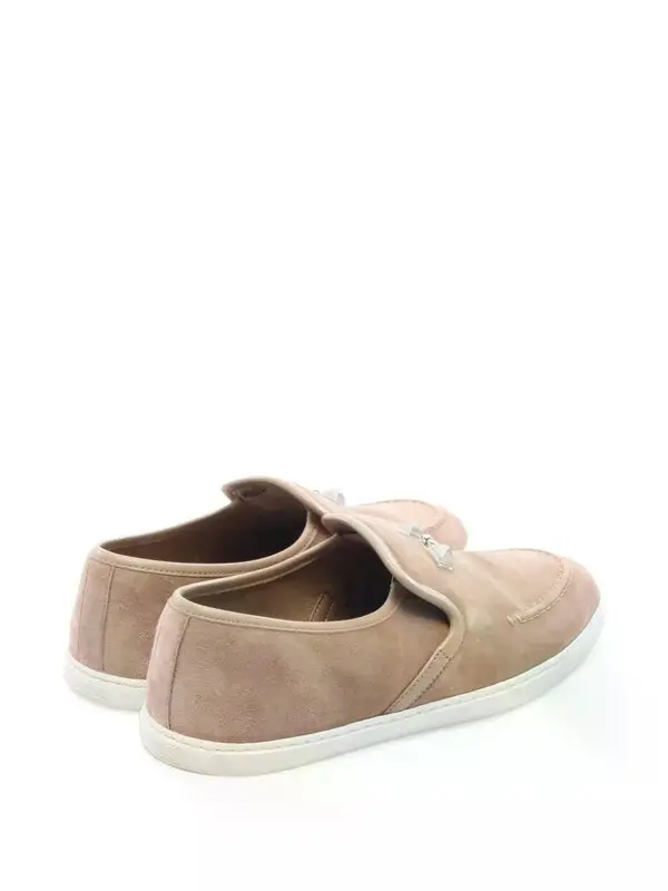 Hermès 2010s Jules Suede Loafers
