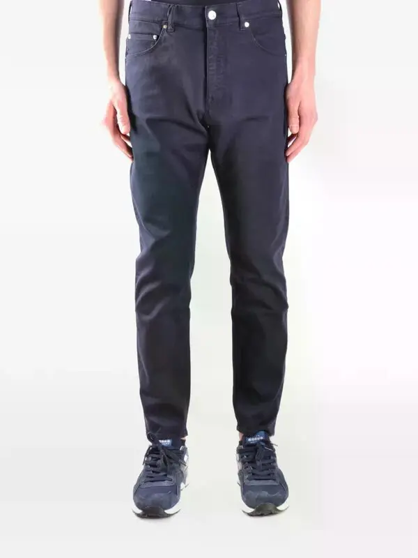 PAOLO PECORA Slim-fit Cotton Trousers