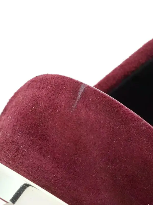 Hermès Kelly Buckle Suede Loafers