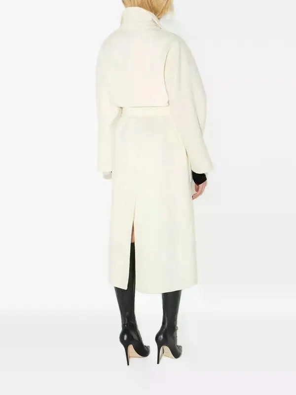 Elisabetta Franchi Coat In Wool Double-cloth