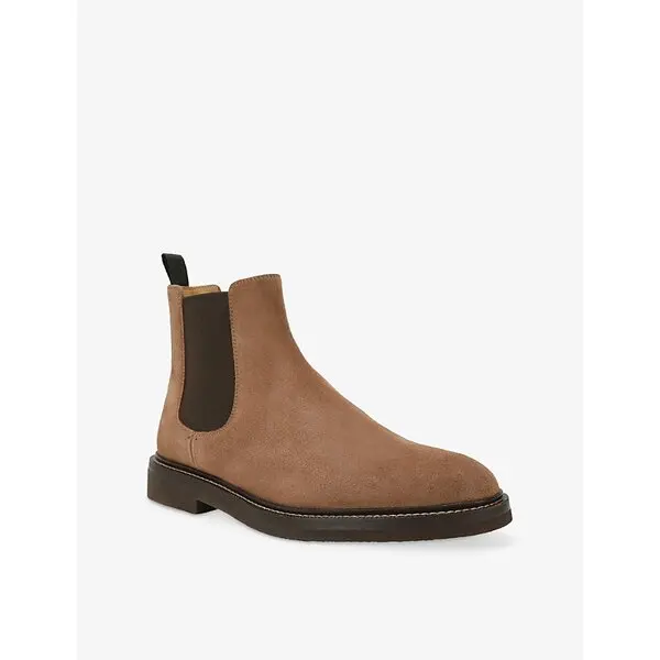 Brunello Cucinelli Tapered Suede Chelsea Boots