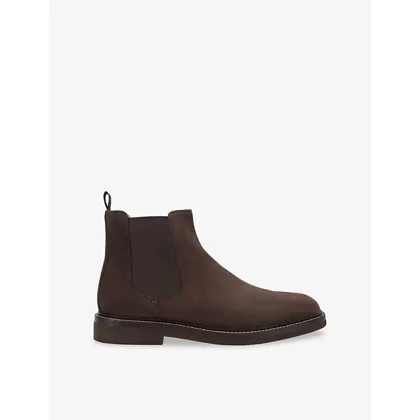 Brunello Cucinelli Tapered Suede Chelsea Boots