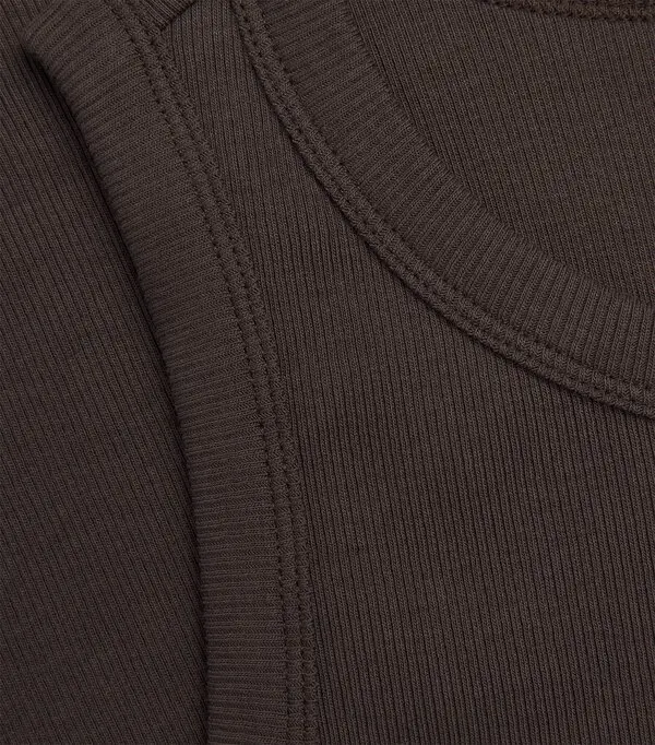 JOSEPH Stretch-cotton Yeux Tank Top