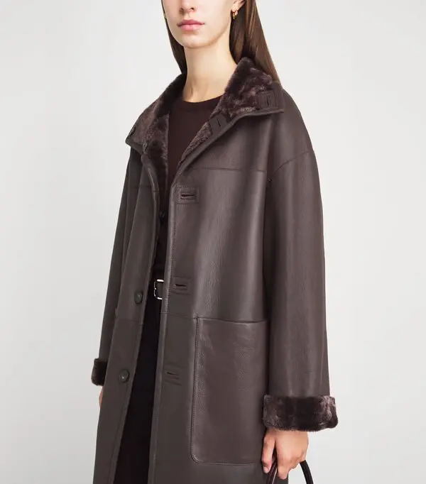JOSEPH Reversible Shearling Ari Coat