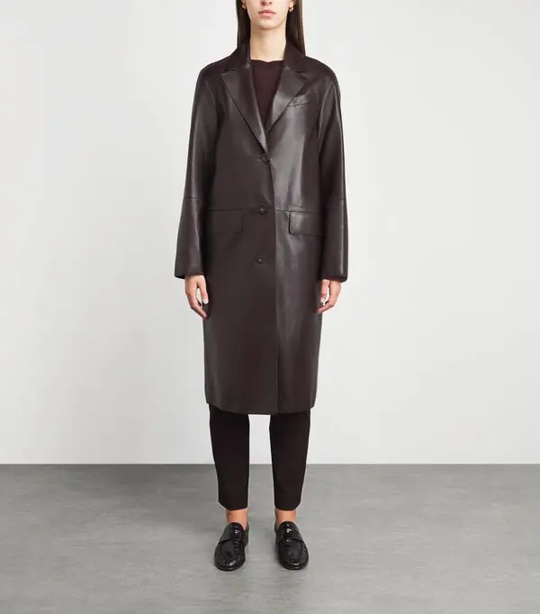 JOSEPH Nappa Vittoria Trench Coat