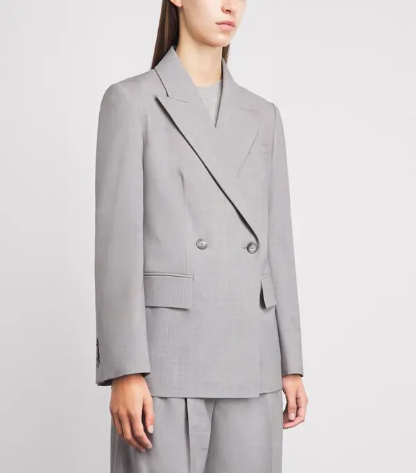 JOSEPH Stretch-wool Dana Blazer - Grey