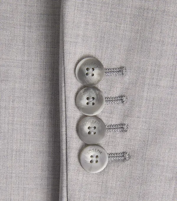 JOSEPH Stretch-wool Dana Blazer - Grey