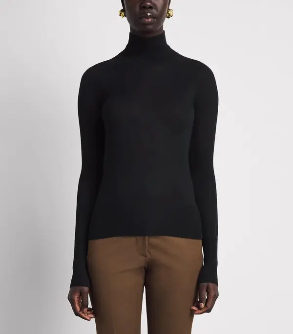 JOSEPH Cashmere High-neck Cashair Yara Sweater