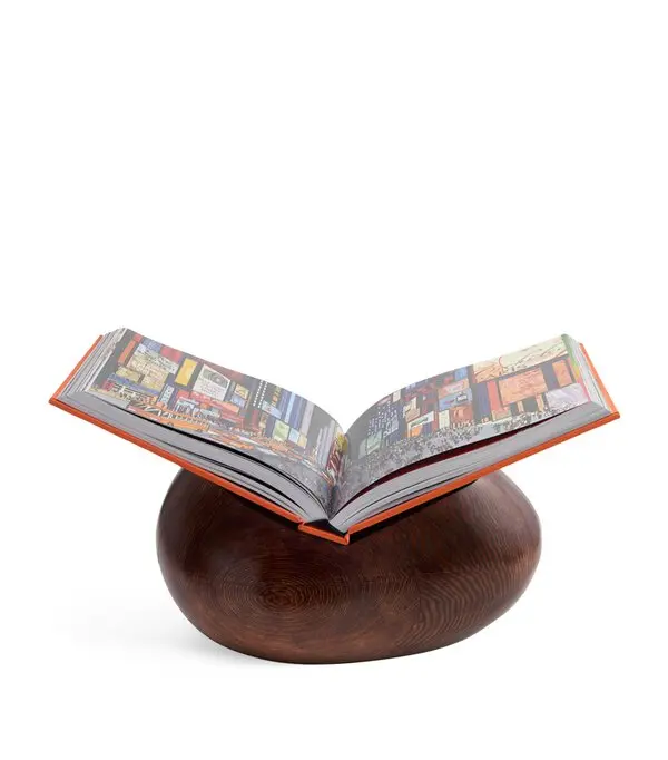 Assouline Ash Wood Pebble Bookstand