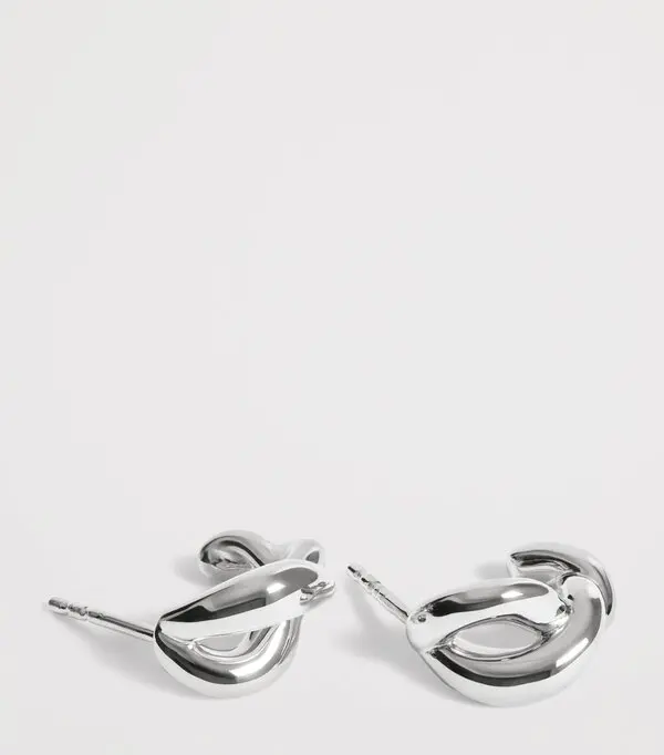 Monica Vinader Sterling Ochre Huggie Earrings