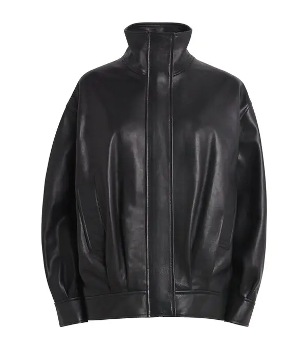 ARMA Leather Paula Bomber Jacket